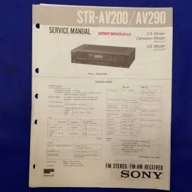 STR-AV200: MANUAL, Sony | $14.99–$135.00